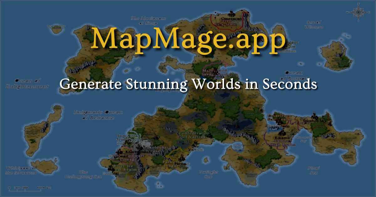 Map Mage (MapMage) - Fantasy Map Generator | World, Dungeon & Cave Maps ...